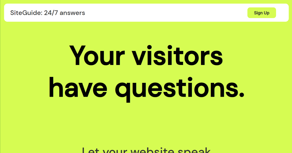 【2024最新】SiteGuideとは？特徴や使い方、料金まで解説！| 日本最大の生成AIデータベース「AIツールギャラリー」
