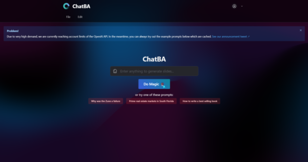 ChatBA – AIツールギャラリー