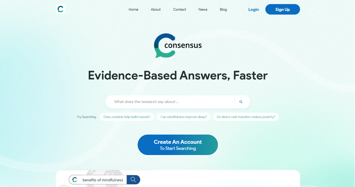 Consensus – AIツールギャラリー