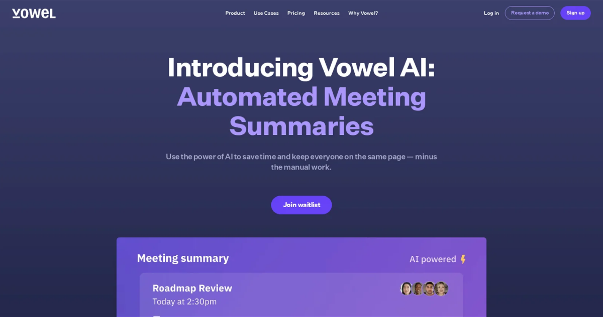 【2025最新】Vowel AIとは？特徴や使い方、料金まで解説！| 日本最大の生成AIデータベース「AIツールギャラリー」