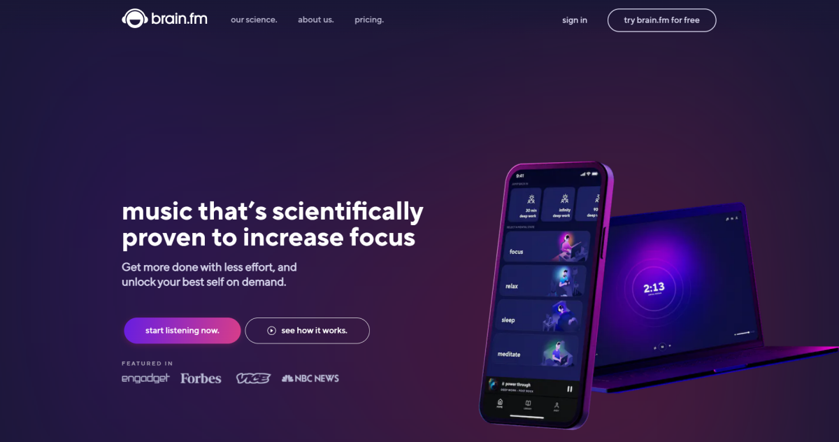 【2025最新】Brain.fmとは？特徴や使い方、料金まで解説！| 日本最大の生成AIデータベース「AIツールギャラリー」
