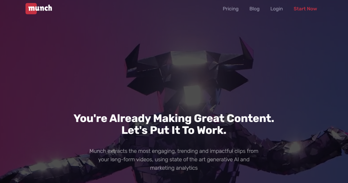 【2025最新】Munchとは？特徴や使い方、料金まで解説！| 日本最大の生成AIデータベース「AIツールギャラリー」