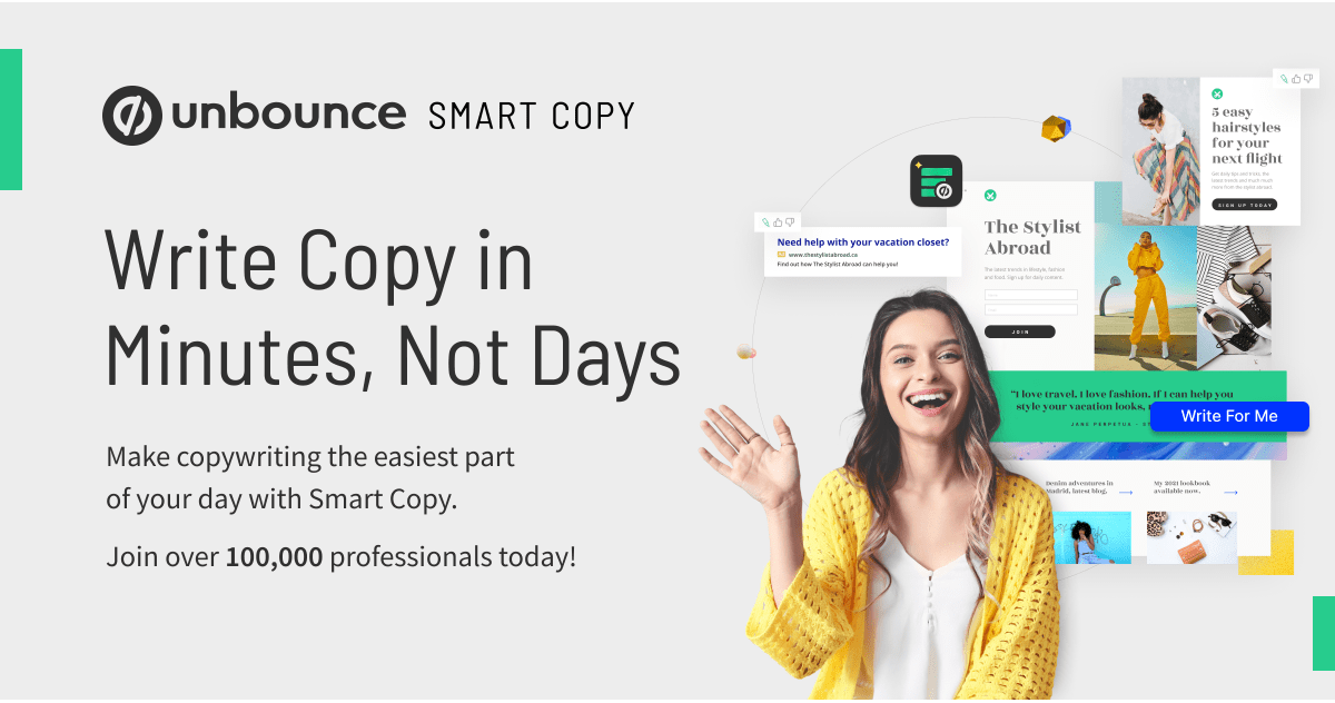 【2025最新】Unbounce Smart Copyとは？特徴や使い方、料金まで解説！| 日本最大の生成AIデータベース「AIツールギャラリー」