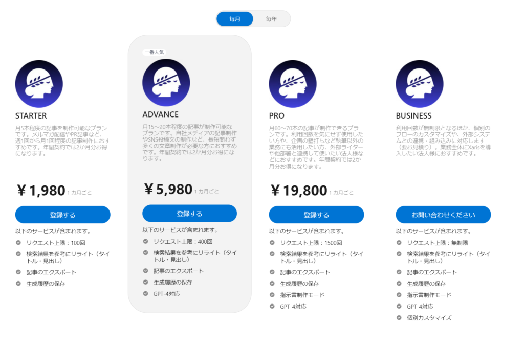 【2024最新】Xaris（カリス）とは？特徴や使い方、料金まで解説！| 日本最大の生成AIデータベース「AIツールギャラリー」