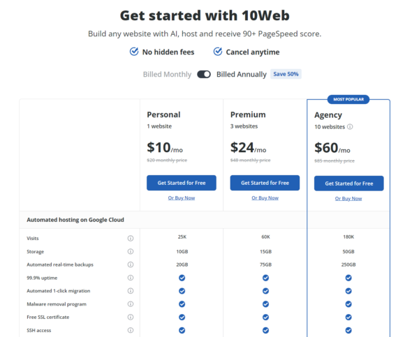 数十秒で高品質なWebサイトが作成できるAIツール「10Web」の使い方やメリットを解説！| 日本最大級のAIデータベース「AIツールギャラリー」