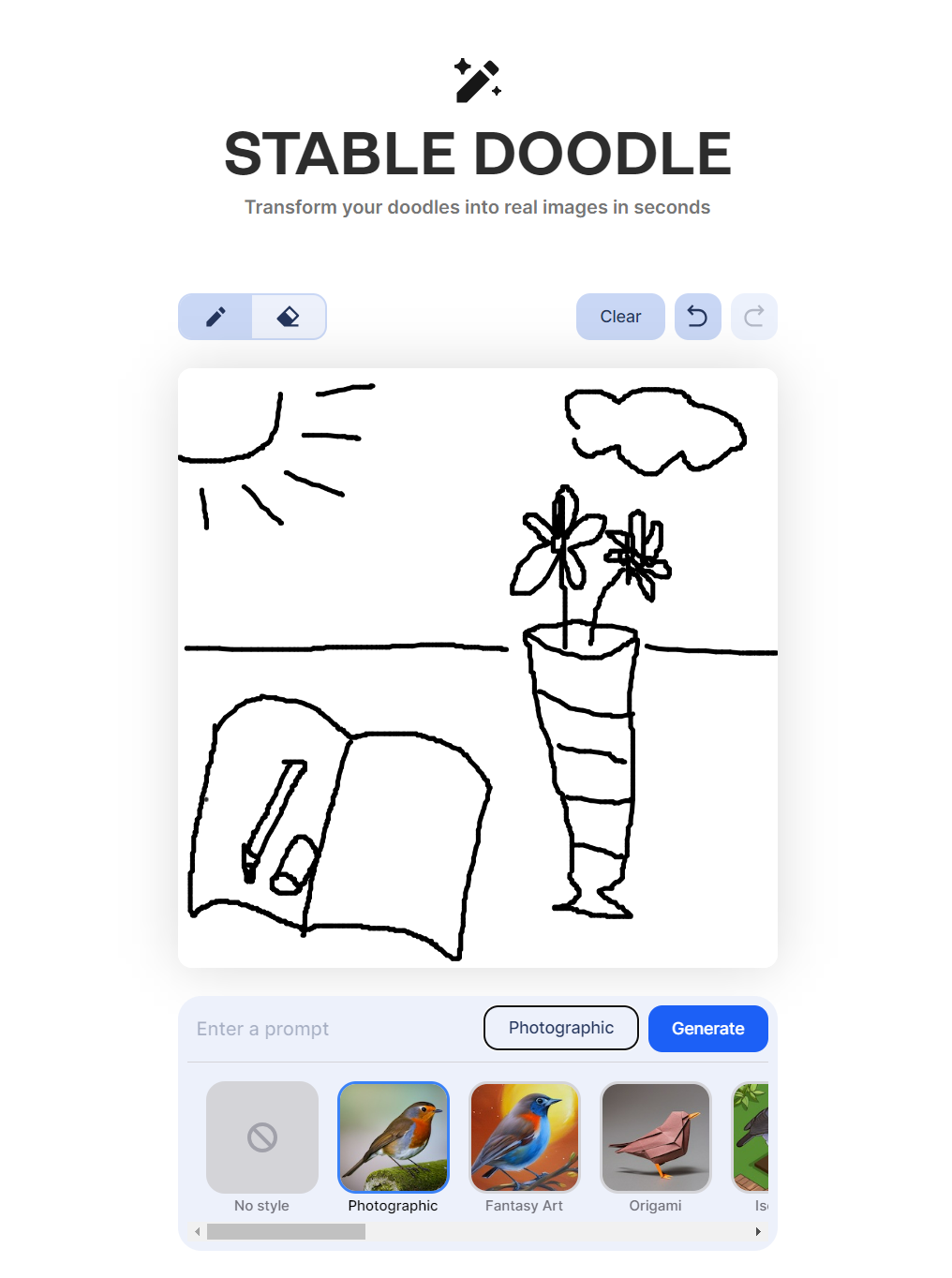 【2025最新】Stable Doodle｜Clipdropとは？特徴や使い方、料金まで解説！| 日本最大の生成AIデータベース「AIツールギャラリー」