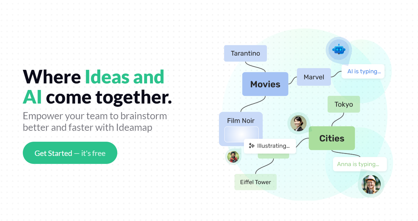 【2025最新】Ideamap AIとは？特徴や使い方、料金まで解説！| 日本最大の生成AIデータベース「AIツールギャラリー」