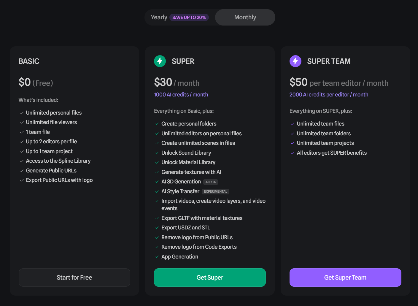 3Dモデルが生成できるAIツール「Spline」の使い方やメリットを解説！| 日本最大級のAIデータベース「AIツールギャラリー」