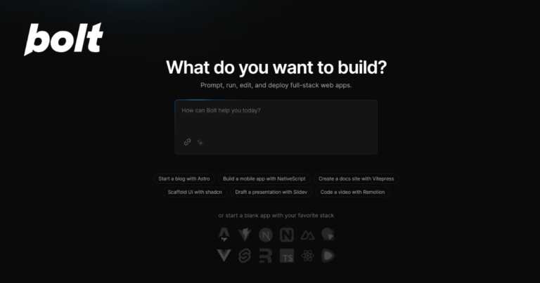 今話題のコード生成AIツール「bolt AI」とは？特徴や使い方、料金まで解説！| 日本最大の生成AIデータベース「AIツールギャラリー」