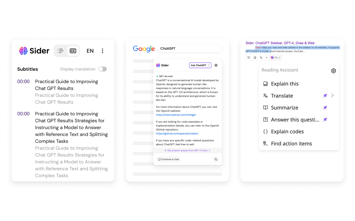 【2025最新】Sider AIとは？特徴や使い方、料金まで解説！| 日本最大の生成AIデータベース「AIツールギャラリー」