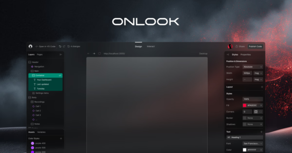 【2025最新】Onlookとは？特徴や使い方、料金まで解説！| 日本最大の生成AIデータベース「AIツールギャラリー」